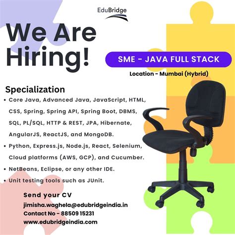 Jimisha Waghela On Linkedin Hiring Subjectmatterexpert Javafullstack Training