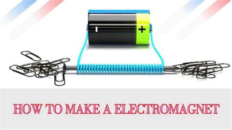 How To Make Electromagnet At Home Science Experiment Project YouTube