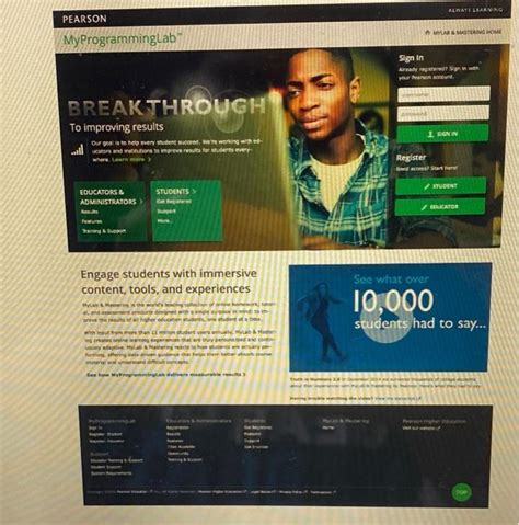 Solved Alwayi Learning Pearson Myprogramminglab Mara Mastering Home Sign 1 Answer