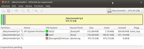 Use Df On Luks Encrypted Device Ask Ubuntu
