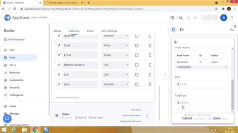 Sum Function Appsheet Tutorials Appsheet Development Youtube