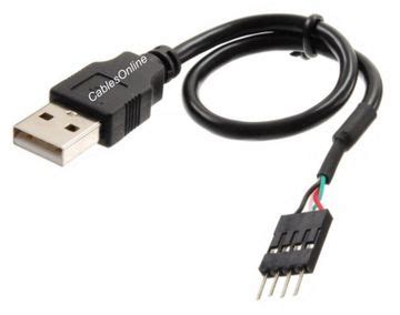 USB A Male To X Pin IDC Motherboard Connector Adapter Cable