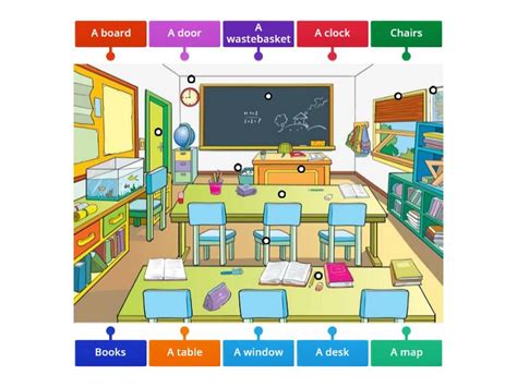 Classroom Objects Immagini Con Bollini Classroom Objects Immagini Con Bollini
