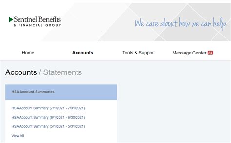 Hsa Account Statements Participant Help Center