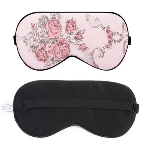 Cache Oeil Dormir Les Yeux Band S Sommeil Porcelaine Bleue Et Blanche Eur Picclick Fr