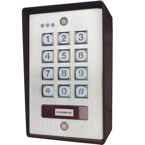 Seco Larm Sk 1123 Spq Enforcer Vandal Resistant Outdoor Access Control Keypad With Proximity