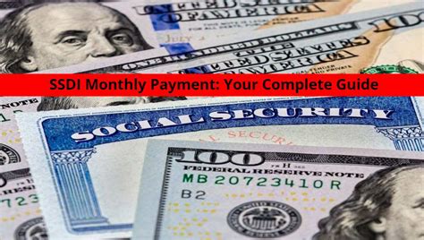 Ssdi Monthly Payment Your Complete Guide