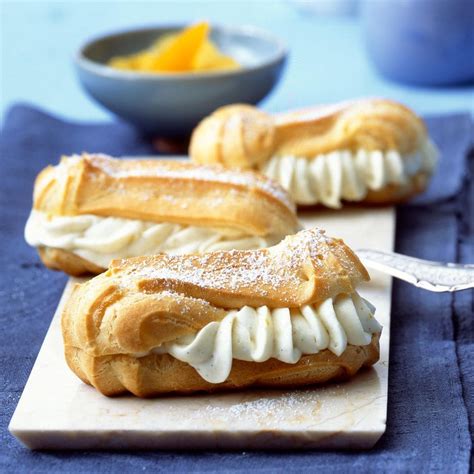 Eclairs mit Mandelcreme: Rezept Rezept - [LIVING AT HOME]