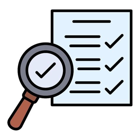 Iconos De Auditoría Vector Premium