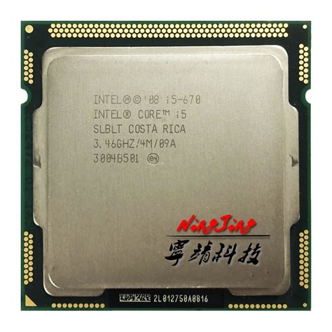 หน่วยประมวลผล Cpu Intel Core I5 670 I5 670 3 4 Ghz 4m 73w Lga 1156 Shopee Thailand
