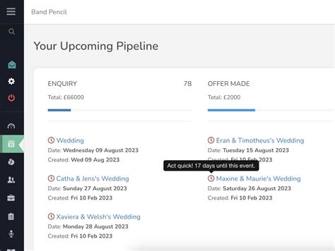 Track Your Gig Pipeline Band Pencil