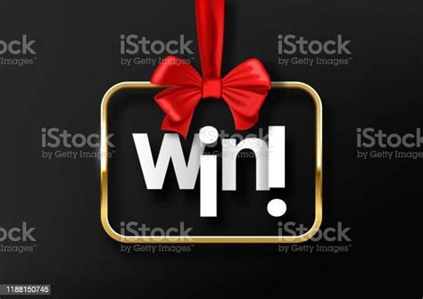 빨간색 리본 전단지 포스터 쇼핑 판매 표지판 할인 마케팅 판매 배너 웹 헤더와 골드 프레임에서 승리 벡터 그림입니다 경기 스포츠에 대한 스톡 벡터 아트 및 기타 이미지