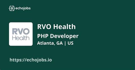 Rvo Health Is Hiring Php Developer Usd 97k 130k Atlanta Ga Us Api Laravel Go Nodejs Machine