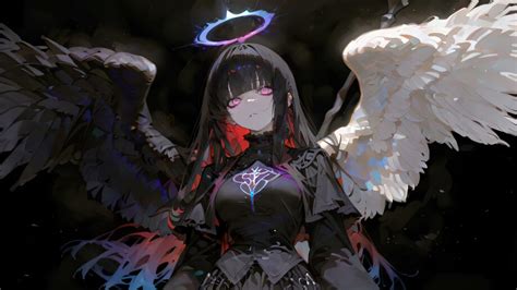 3565c Anime Girl Angel Devil Wings 4k Wallpaper 4k Pc