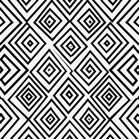 검은 선 완벽 한 기하학적 다이아몬드 모양 패턴 벡터 무늬 원활한 Png 일러스트 및 이미지 에 대한 무료 다운로드