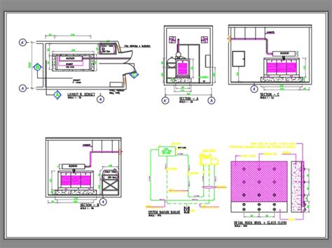 Machine Room In Autocad Cad Download 8796 Kb Bibliocad