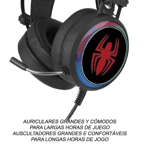 Leotec Spider Man 001 Gaming Headset Black Techinn