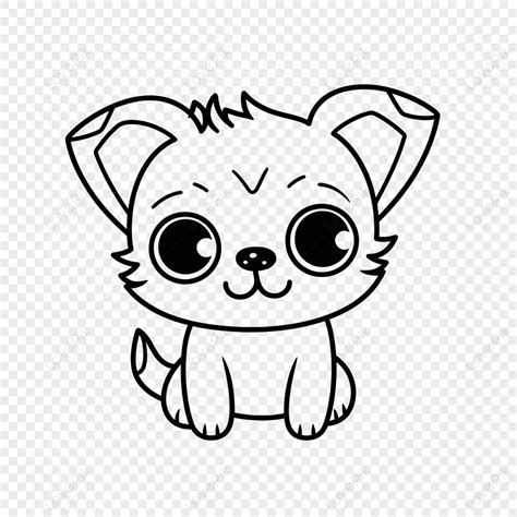 귀여운 강아지 색칠하기 고양이 색칠하기 귀여운 강아지 색칠하기 개요 스케치 그리기 벡터 웃다 시력 관리 Png 일러스트 무료