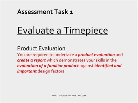 Task 1 Evaluate A Product Ppt