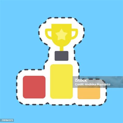 커팅 라인 스티커 챔피언 E스포츠 게임 요소 인쇄물 포스터 로고 광고 인포그래픽 등에 적합합니다 Championship에 대한 스톡 벡터 아트 및 기타 이미지 Istock