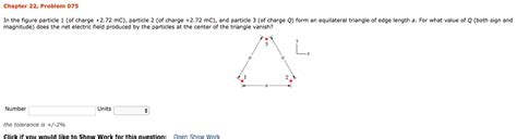 Solved In The Figure Particle 1 Of Charge 2 72 MC Chegg Com