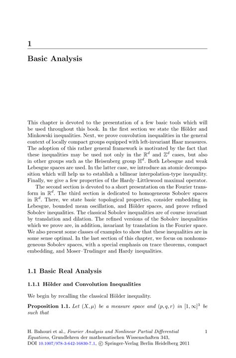 Pdf Basic Analysis