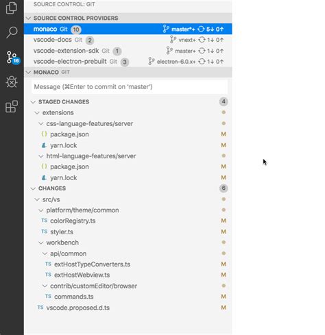 Scm View Clicking On Repository Shows Animation For No Reason · Issue 81722 · Microsoftvscode