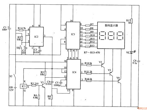 Electronic Thermometer Schematic Diagram