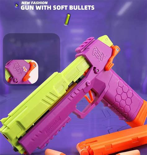 Carrot Lizzy Gecko Manual Foam Dart Blaster Biu Blaster