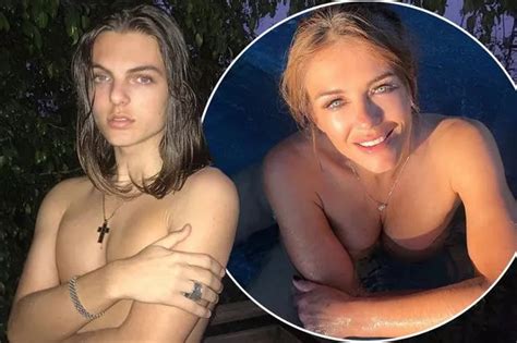 Liz Hurley S Son Damian Copies His Mum Again With Uncanny Topless Snap Irish Mirror Online