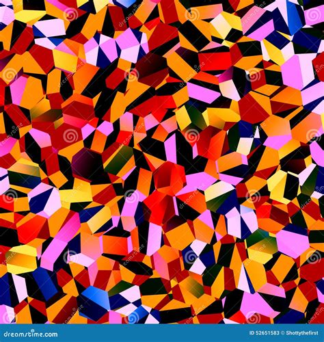Colorful Chaotic Polygons Mosaic Abstract Geometric Background Design Geometry Grunge Graphic