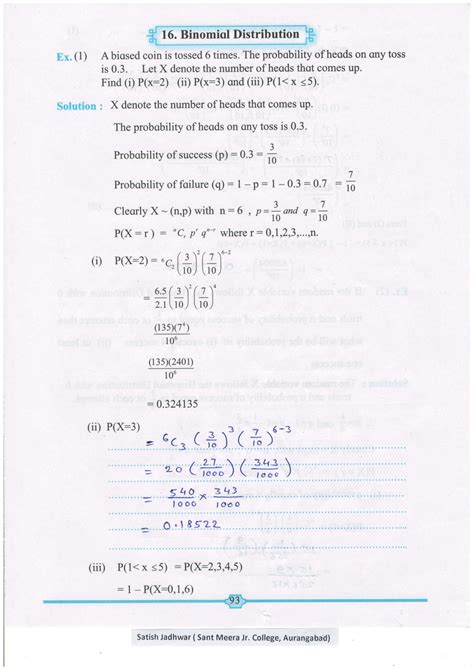 Solution 16 Bionomial Distribution 1 Studypool