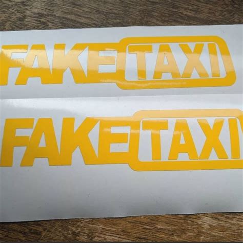 Faketaxi Decal Etsy