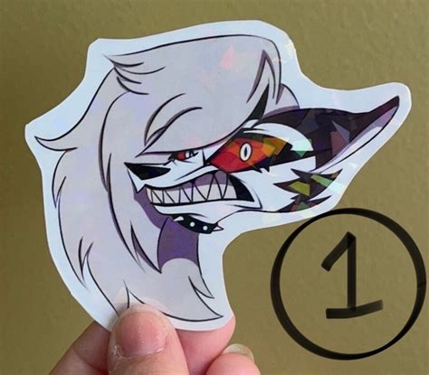 Helluva Boss Loona Holographic Sticker Etsy Canada