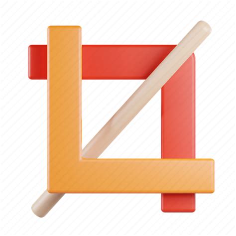 Crop Trim Tool Cut Edit 3d Illustration Download On Iconfinder