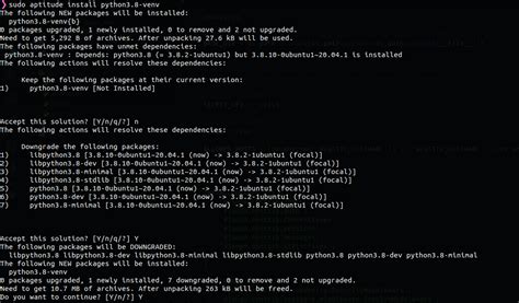 python3 cannot install python venv on ubuntu 20 04 after upgrading