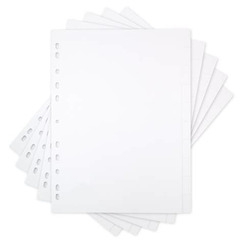 Elba A Part Card File Dividers Pack Of White Tabbed Folder Dividers Amazon Co Uk