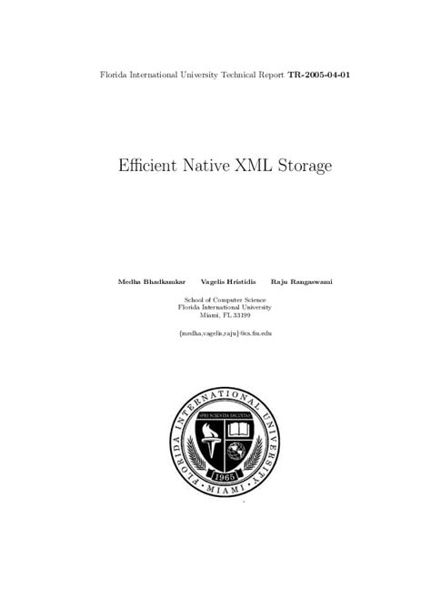pdf efficient native xml storage