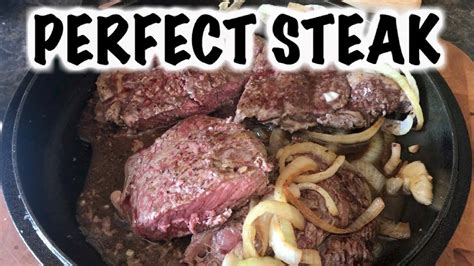 How To Cook A Perfect Steak Cast Iron Cooking Youtube