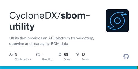 Github Cyclonedxsbom Utility Utility That Provides An Api Platform