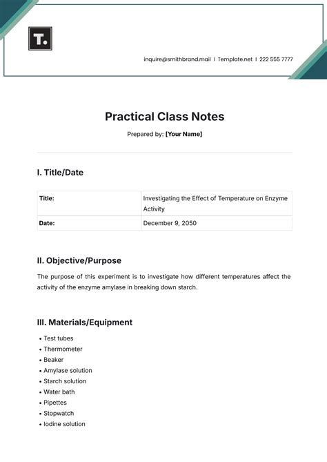 Free History Class Notes Template To Edit Online