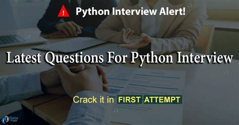 71 Python Interview Questions And Answers New Get Ready For Technical
