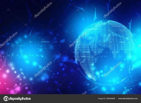 Global Network Connection Concept Big Data Visualization Social Network Communication — Stock
