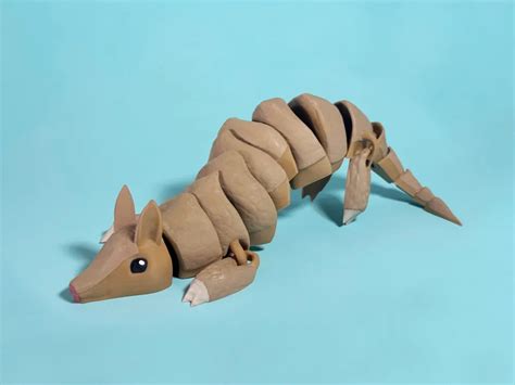 Articulated Armadillo Mini Version Available Free 3d Print Model