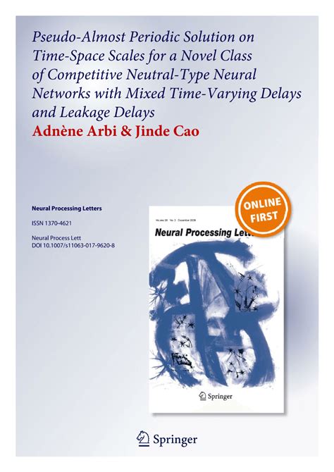 Pdf Pseudo Almost Periodic Solution On Time Space Scales For A Novel
