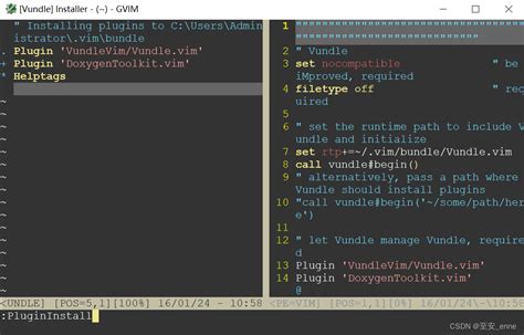 Windows下使用vim插件vundle和doxygentoolkit实现代码注释自动生成windows 使用 Vim Csdn博客