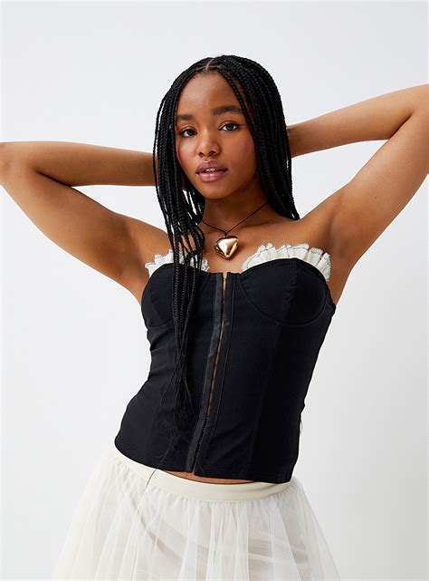 Bustier And Corset Tops For Women Simons Canada