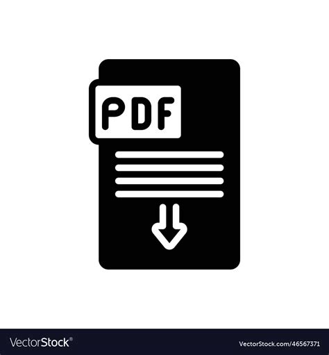 Pdf Royalty Free Vector Image VectorStock