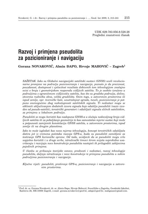 Pdf Development And Pseudolite Applications In Positioning And Navigation