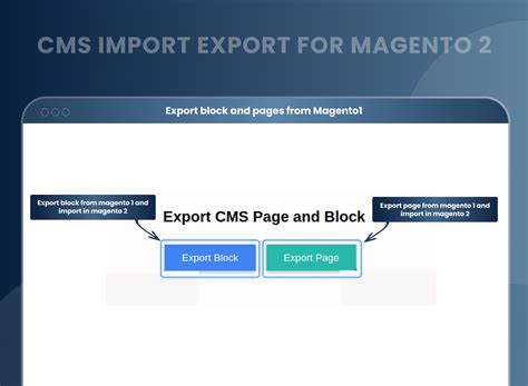 Magento 2 Import Export Cms Pages Export Cms Blocks Magento 2